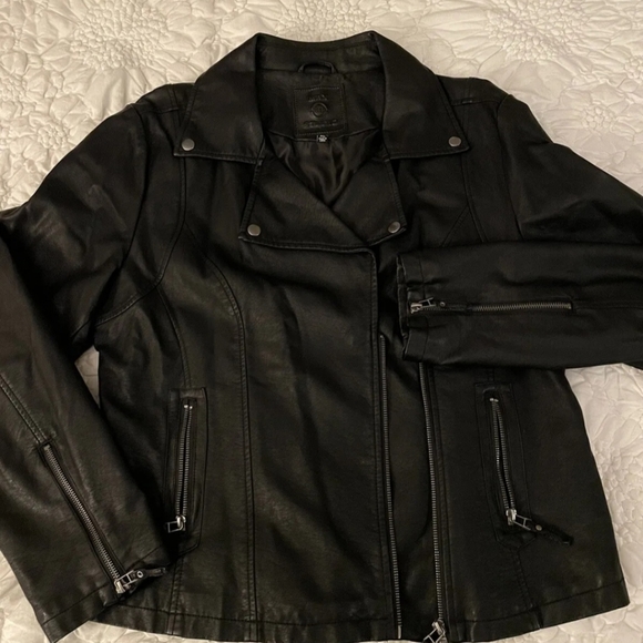 Max Studio | Jackets & Coats | New Max Studio Faux Leather Jacket Xl ...